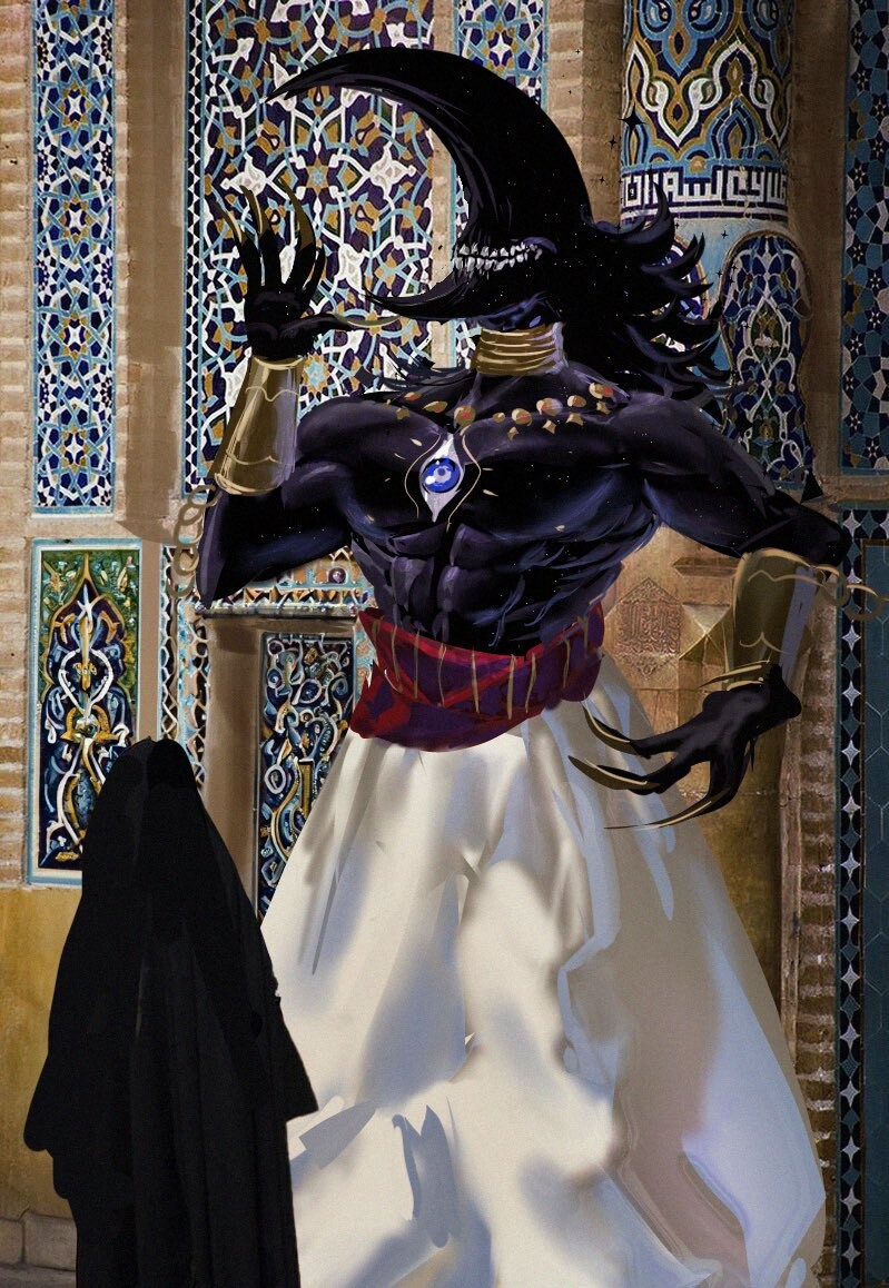 ArtStation - Malik the Moon Jinn JINN HUNTER