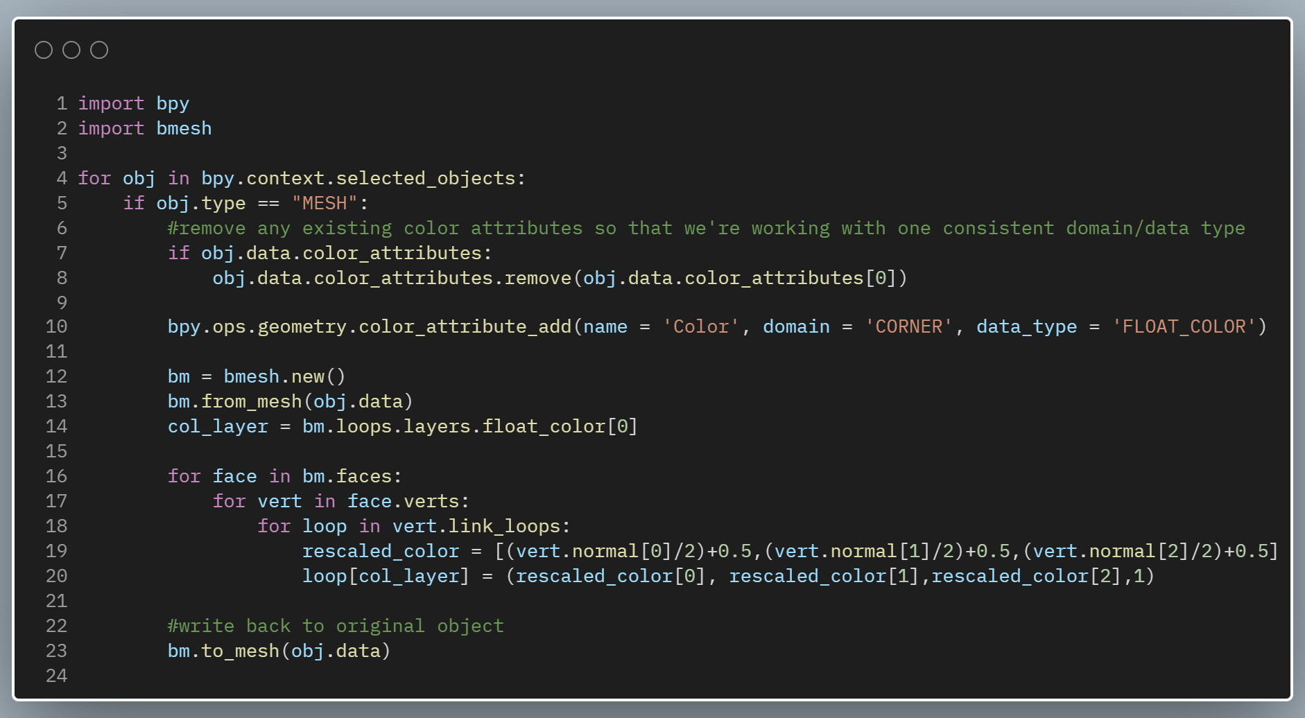 Duncan Readle - Technical Artist - Smooth Mesh Outlines - Blog Post