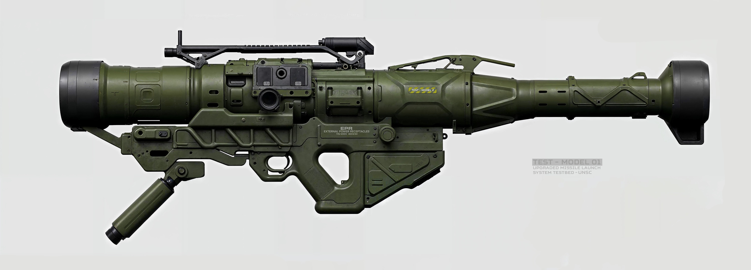 Frank Capezzuto III - Halo - UNSC Rocket Launcher Concept