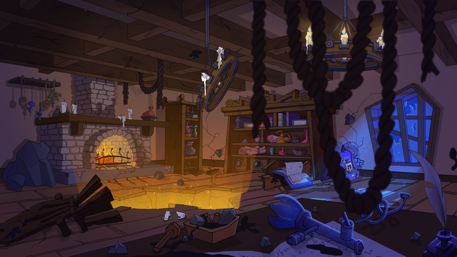 ArtStation - The Alchemist - Background Project