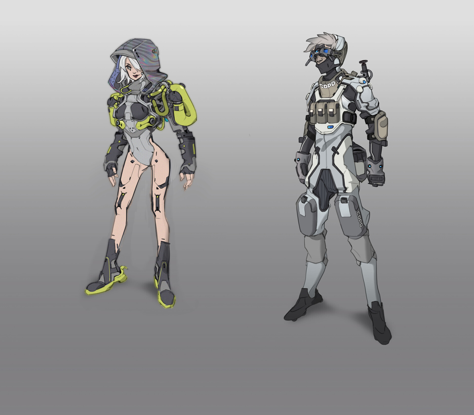 ArtStation - Thief and Cops