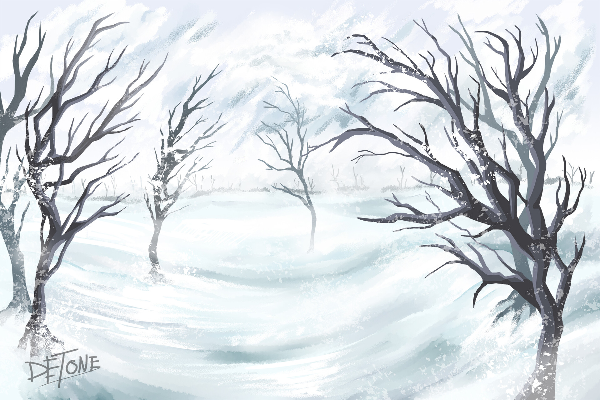 ArtStation - Snowscape