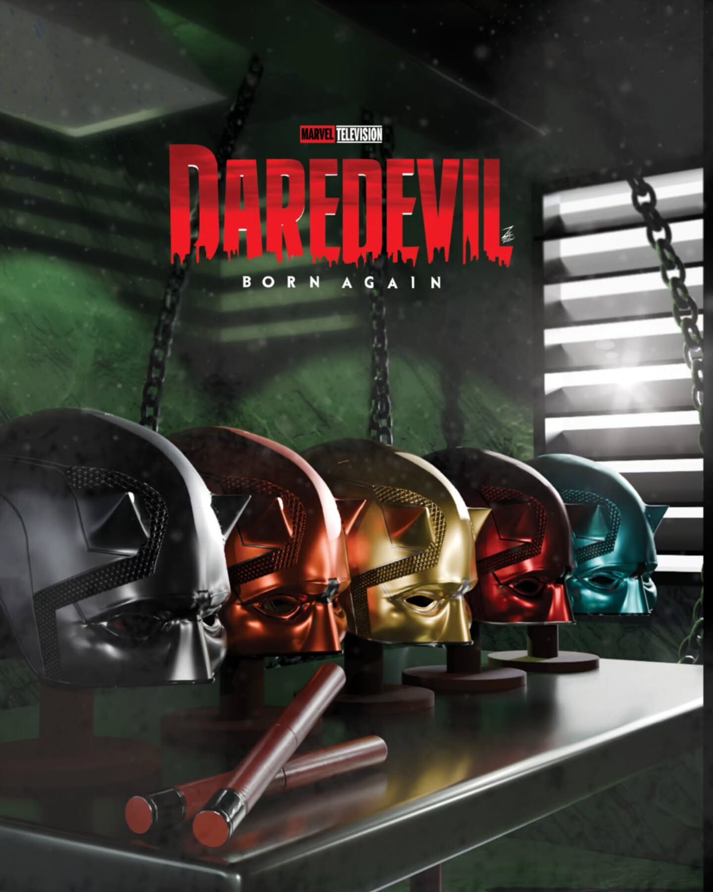 ArtStation - dare devil mask