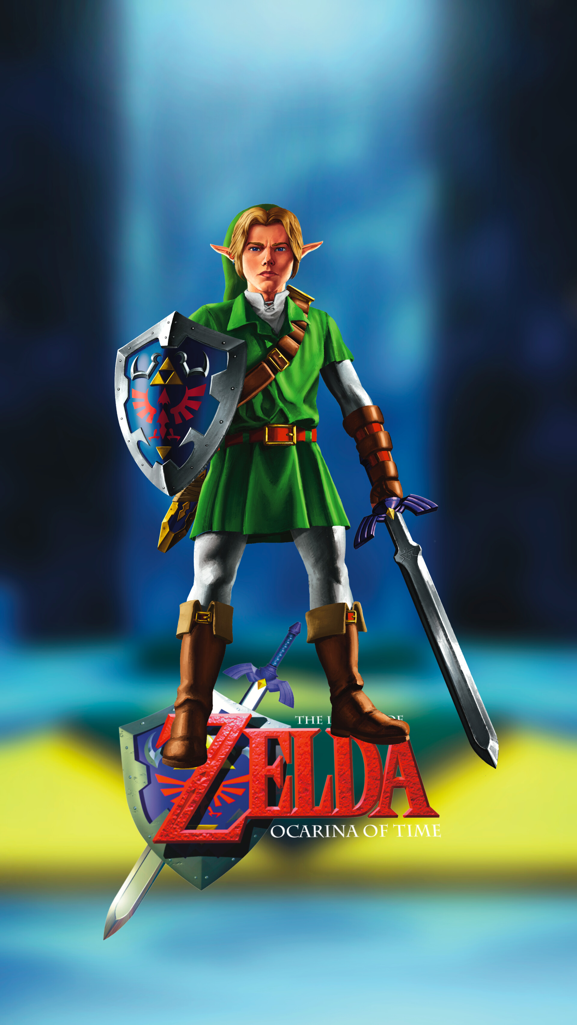 Oot 3d Model Link Zelda 64 ArtStation Adult Link The Legend of Zelda ...