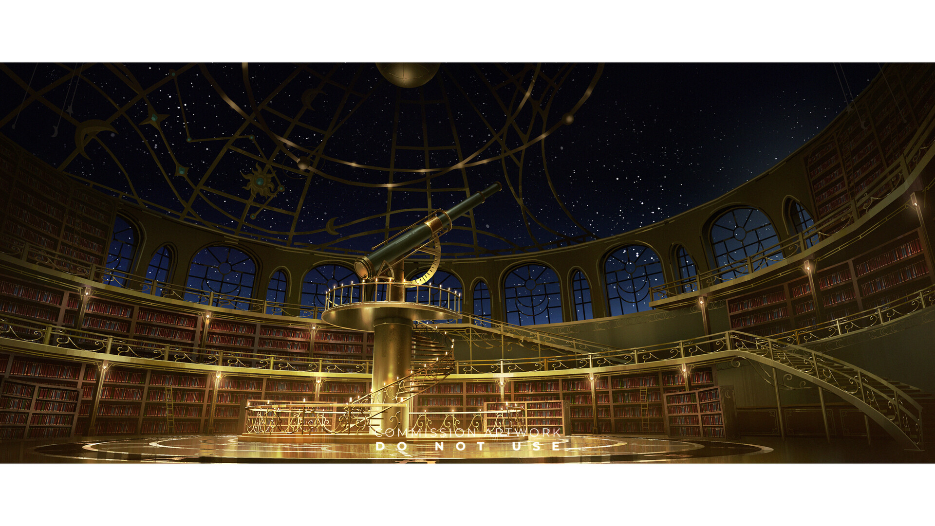 ArtStation - Observatory Library