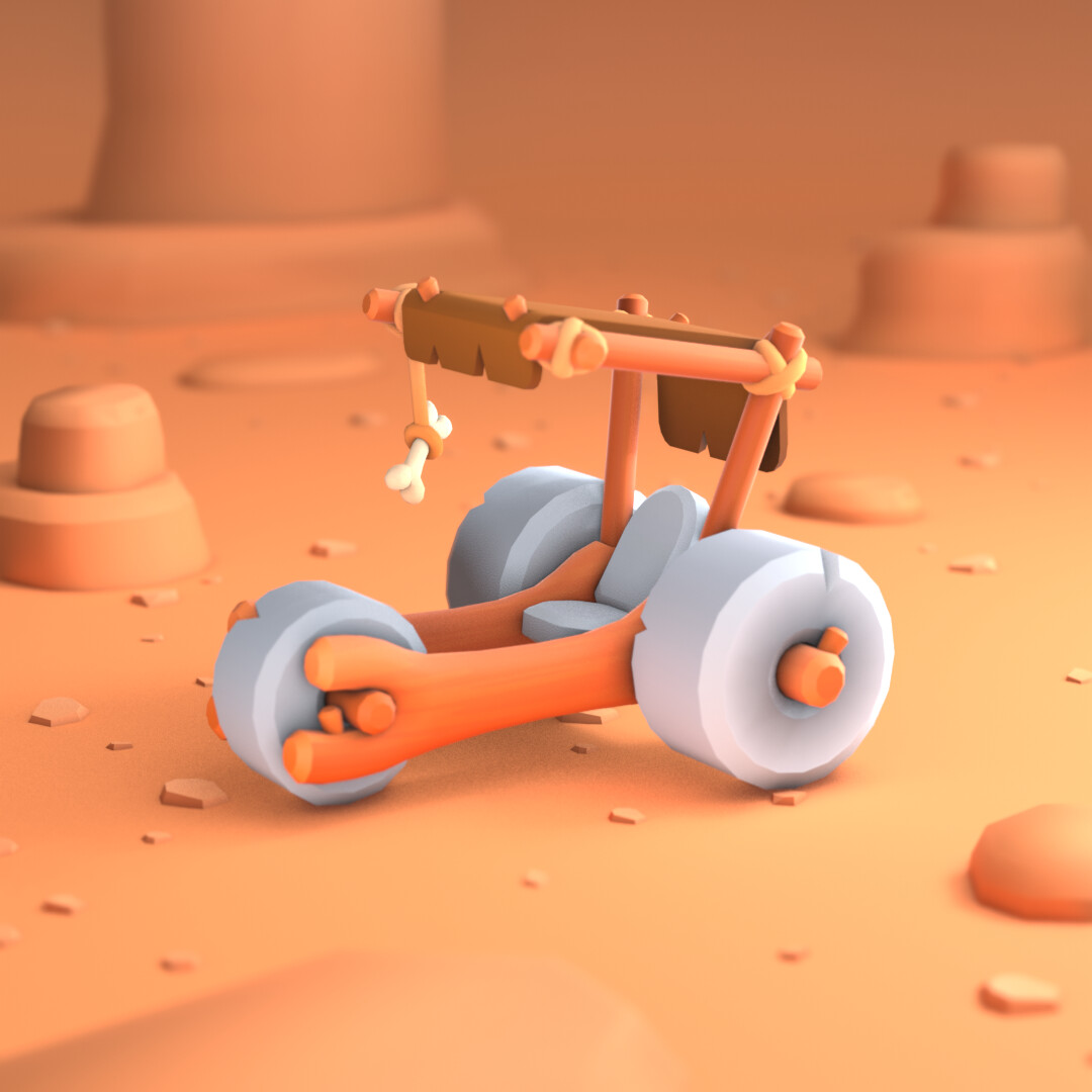 ArtStation - Stone age car