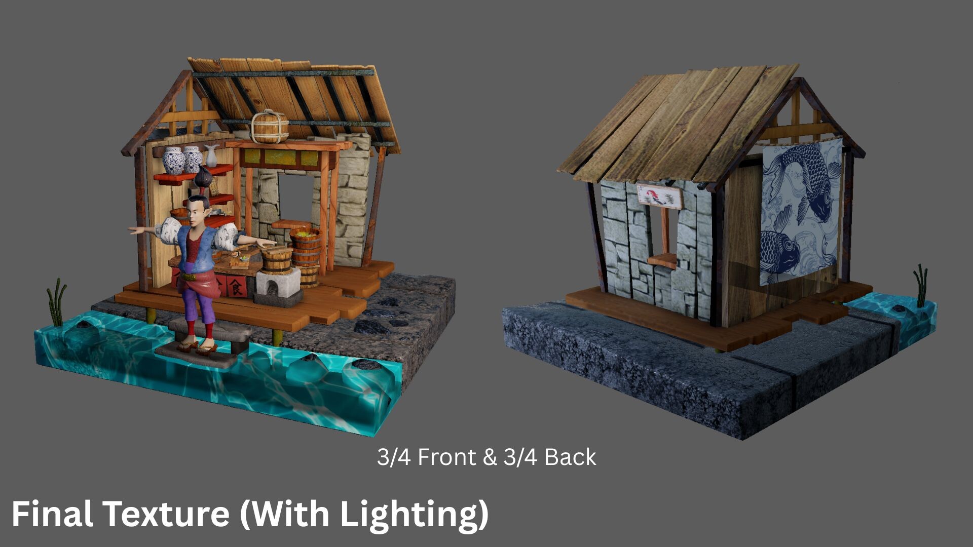 ArtStation - UV Unrwapping & Texturing Assignment