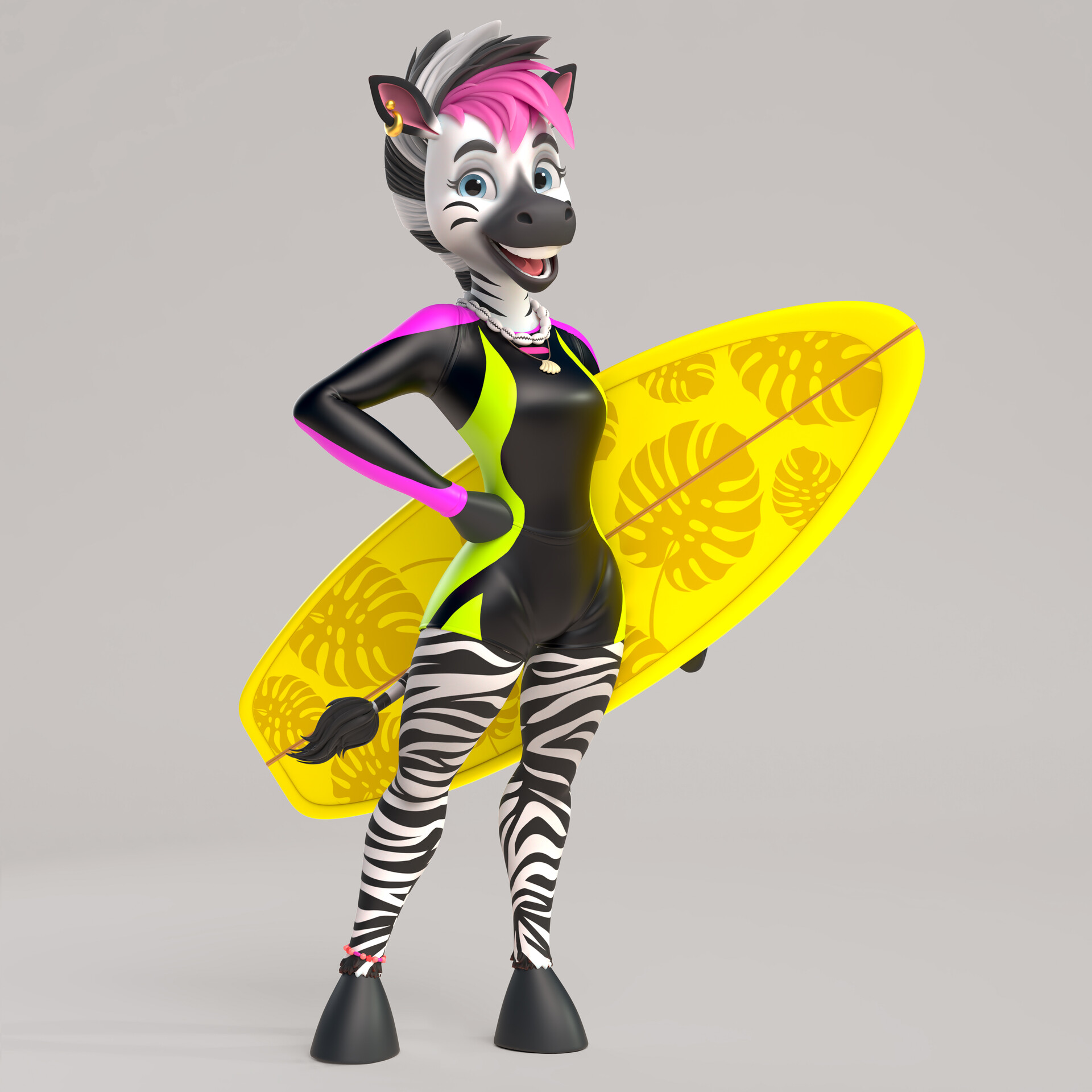 ArtStation - START! Zebra character