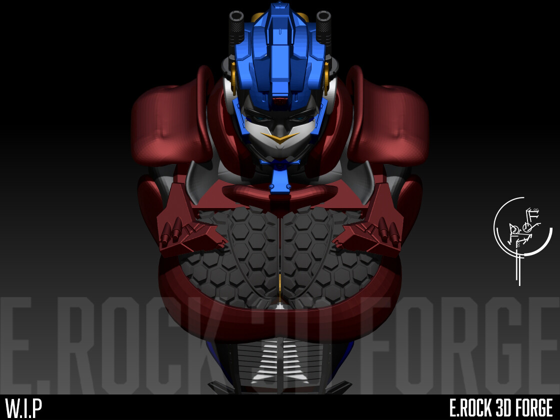EROCK 3D FORGE - Mech Female II – Transformer Inspired