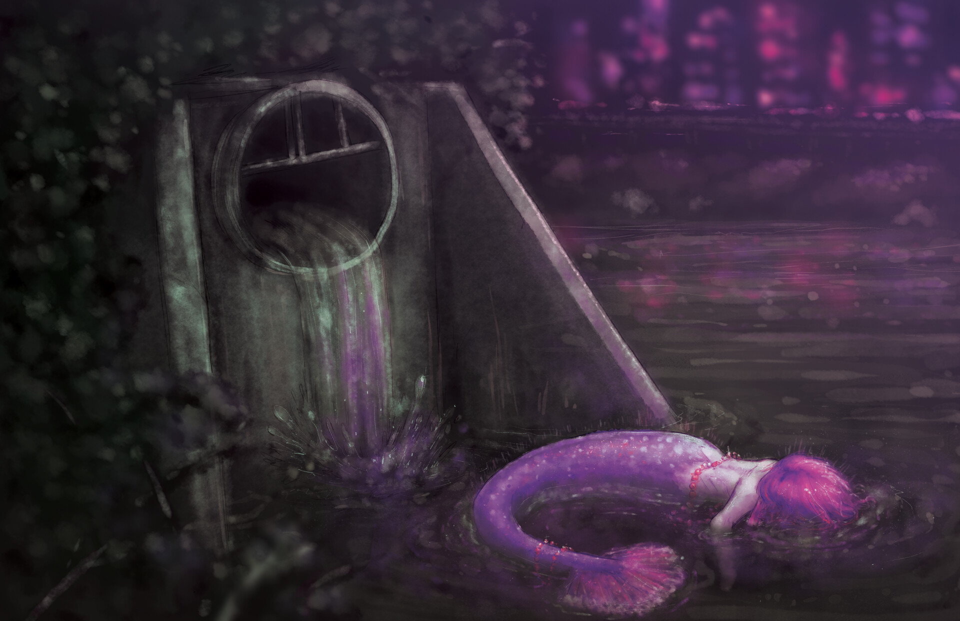 ArtStation - Dead Mermaid
