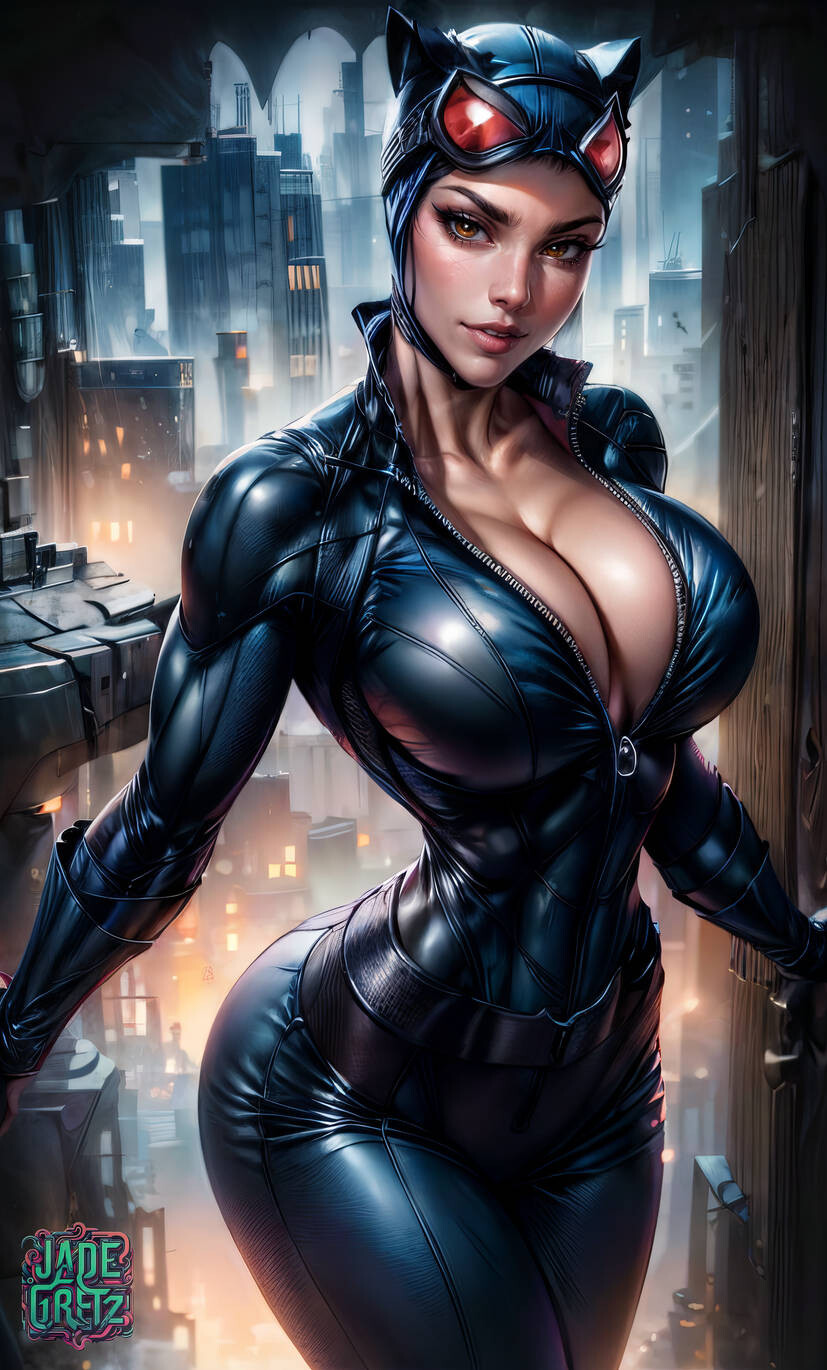 Jade Gretz - Catwoman: Gotham's Cat's Purr by Jade Gretz