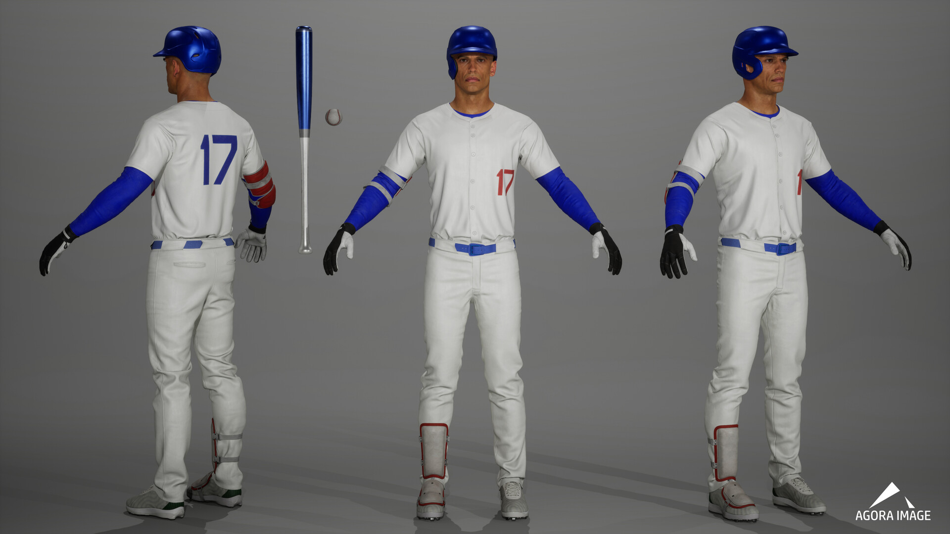 ArtStation - Baseball Player Real-time Game Model in Unreal Engine