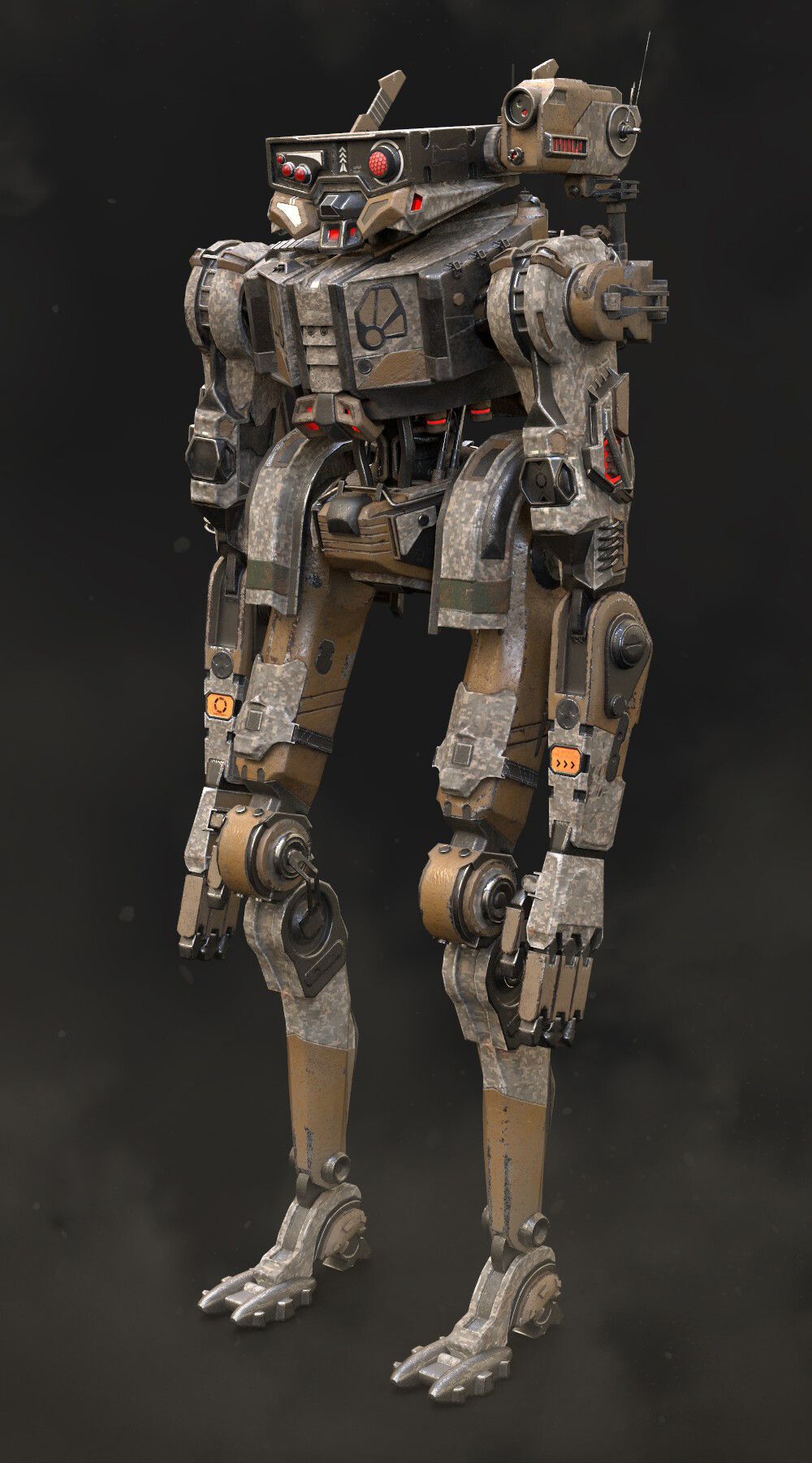 ArtStation - Sci-Fi Combat Robot – Game Ready
