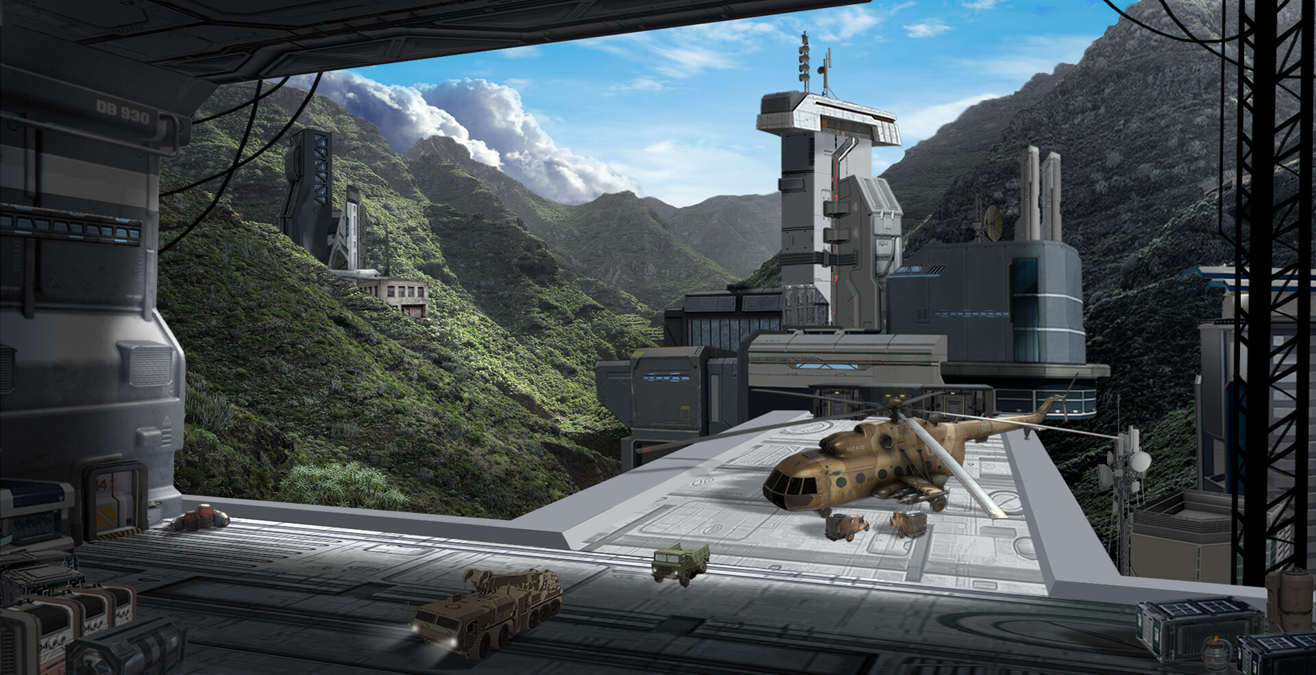 ArtStation - Outpost Zenith