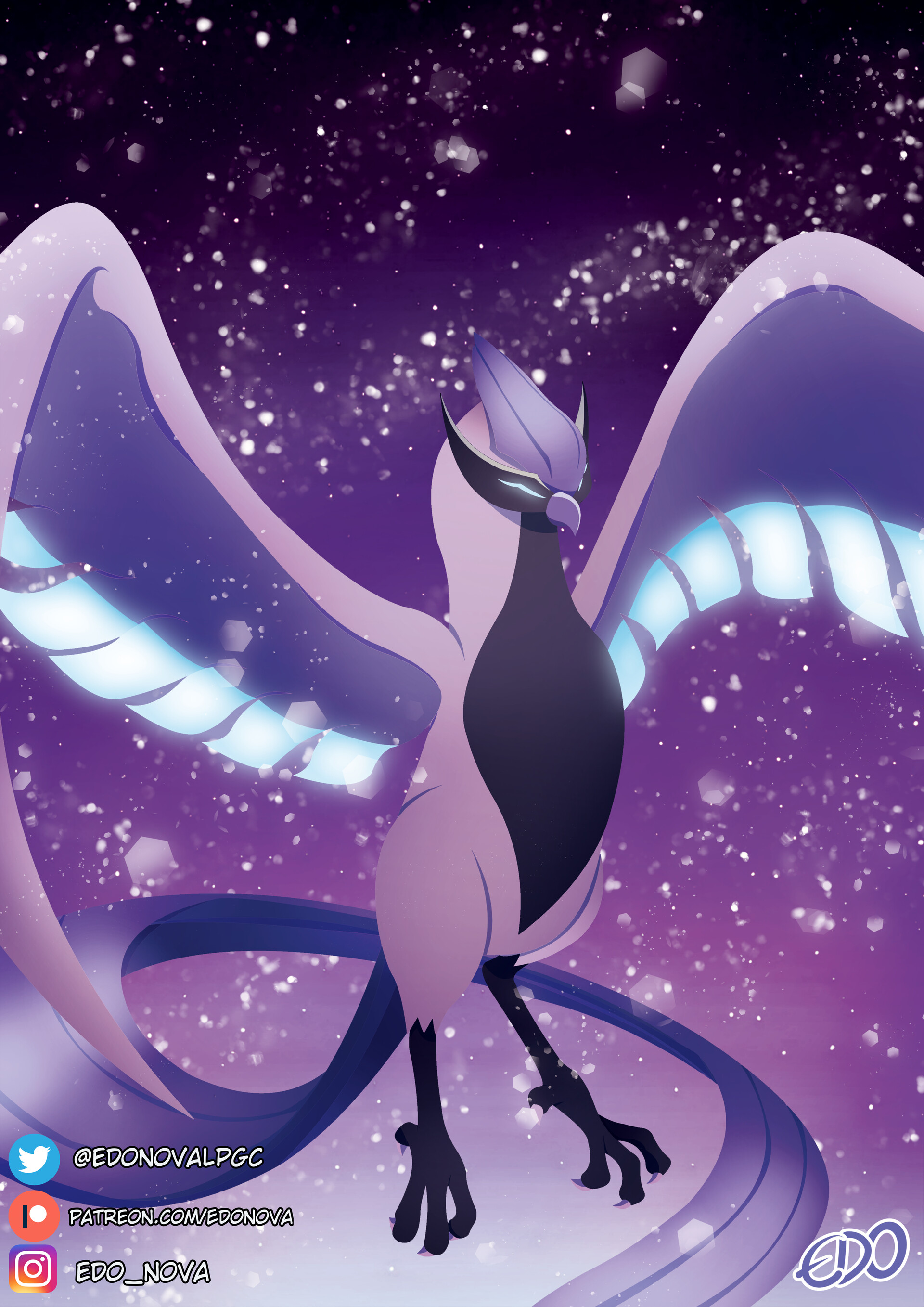 ArtStation - Galarian Articuno - The Freeze Bird