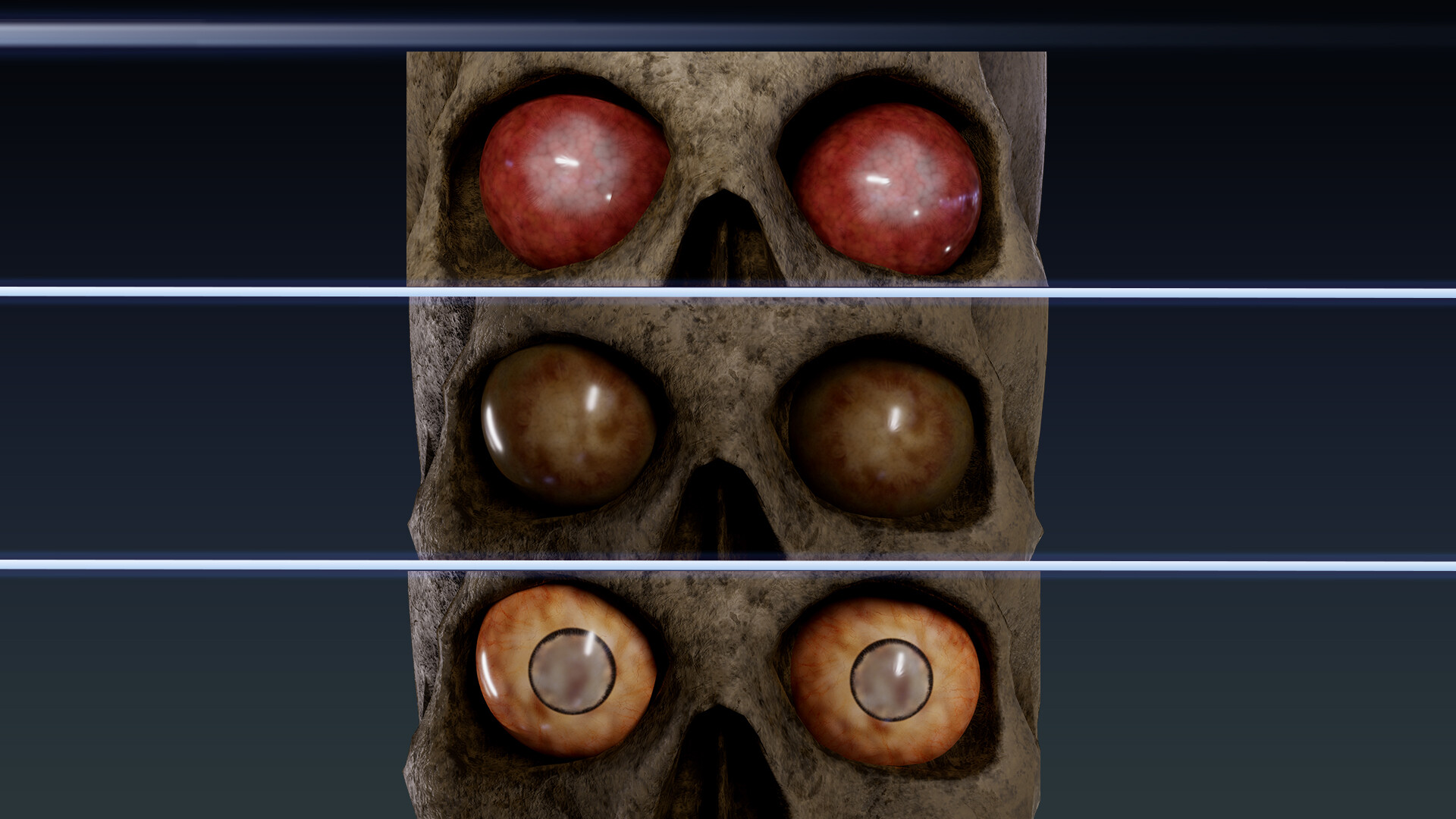 ArtStation - 17 HORROR & CURSED ANATOMY SMART MATERIAL + MATERIL EYE ...