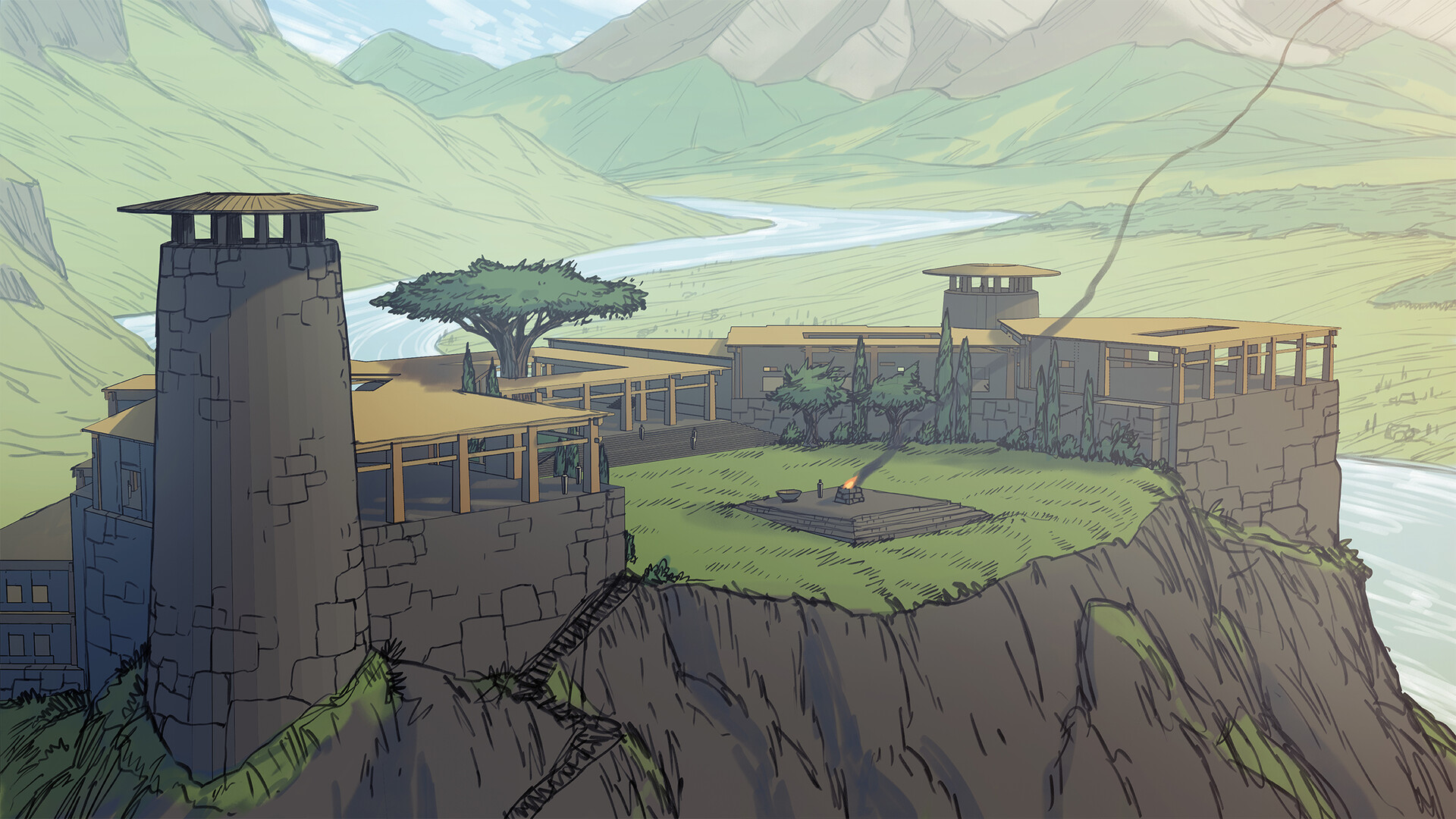 Matt Rhodes - Designing DEAD gODS - The Shepherd King's Stronghold