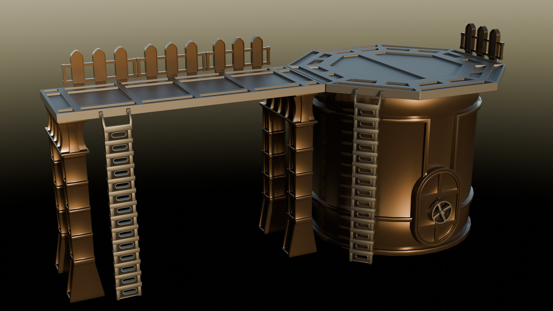 ArtStation - Warhammer Sector Mechanicus Terrain