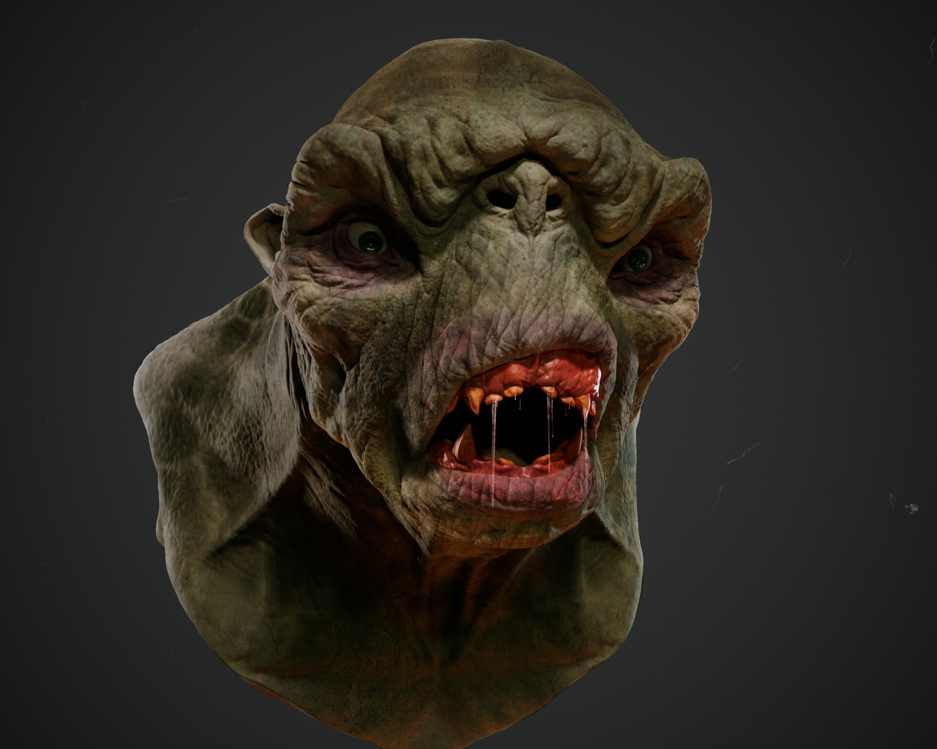 ArtStation - Troll from Lord of the rings 3D model study