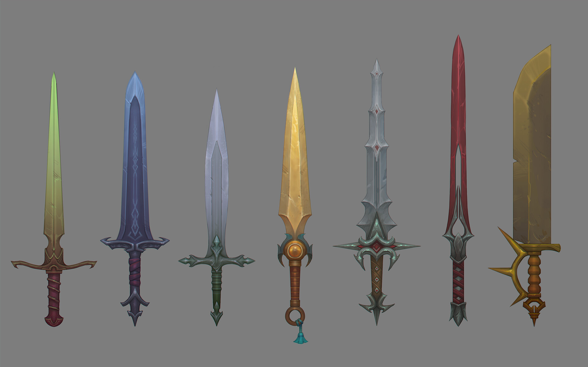 ArtStation - Mandragora - One handed sword concepts