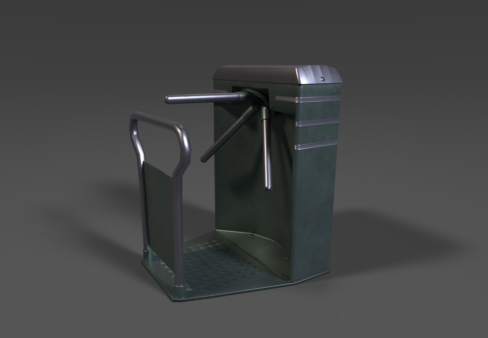 ArtStation - Game ready low poly Turnstile