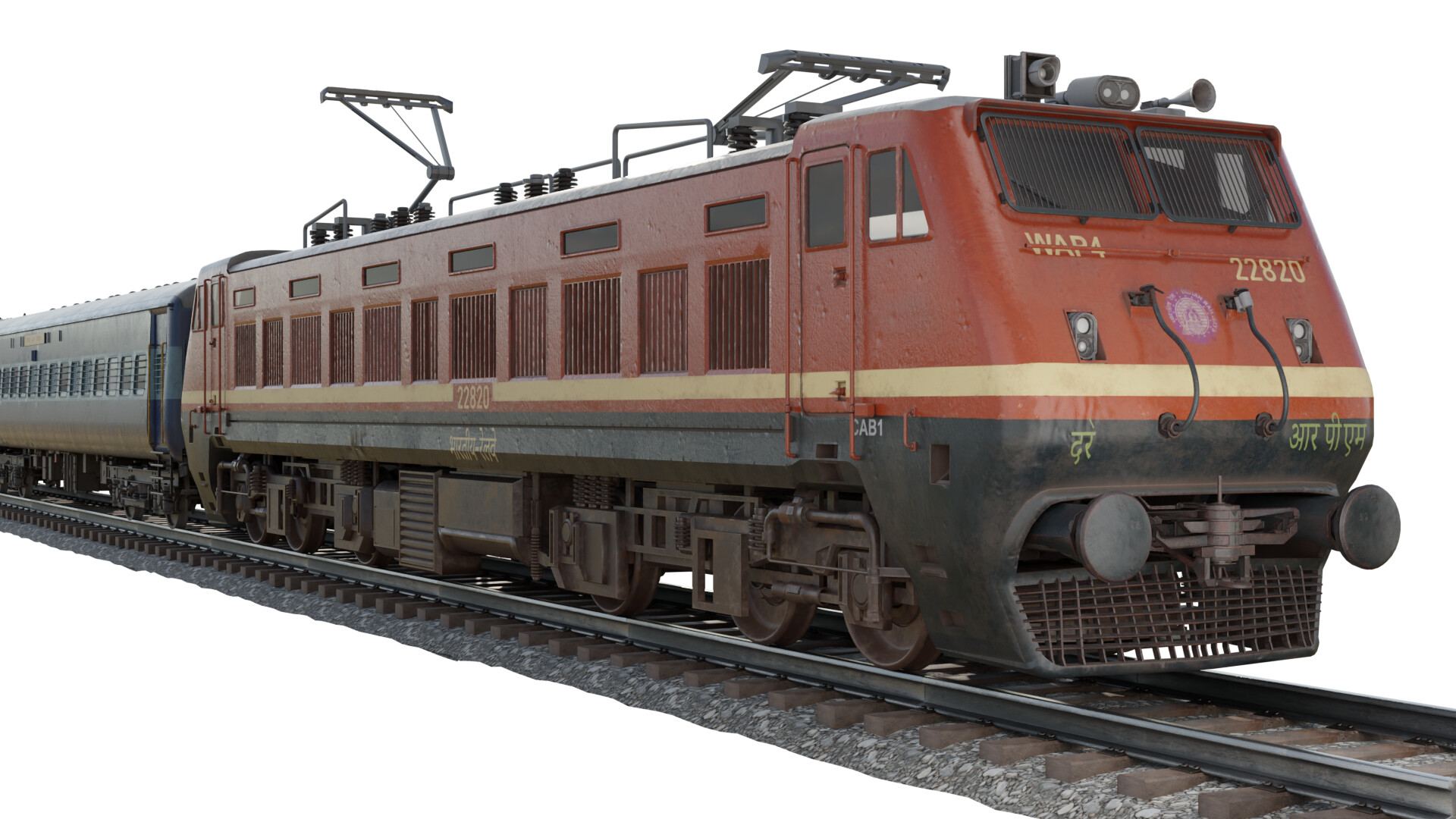 ArtStation - Indian Train Modelling and Texturing