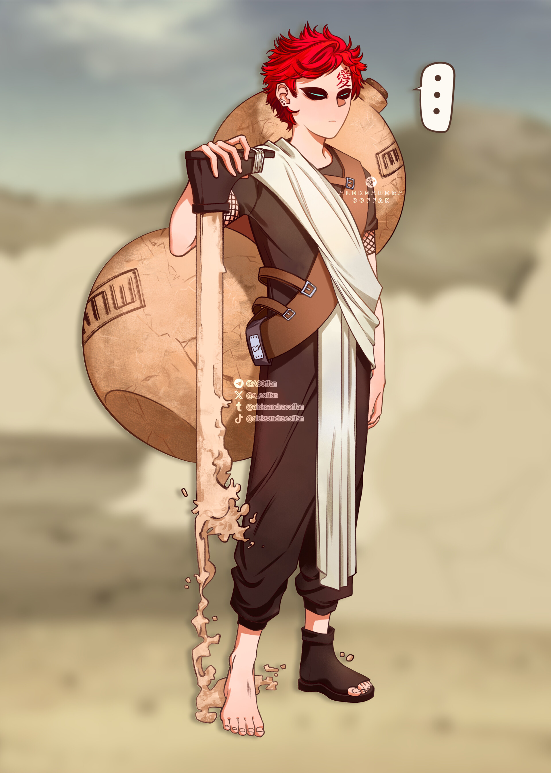 gaara using sand