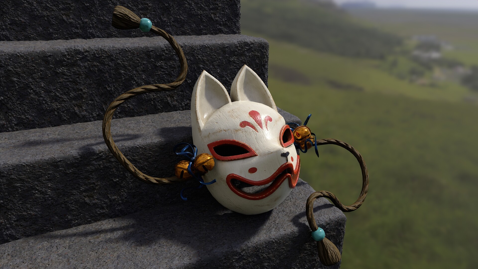 ArtStation - Kitsune Mask