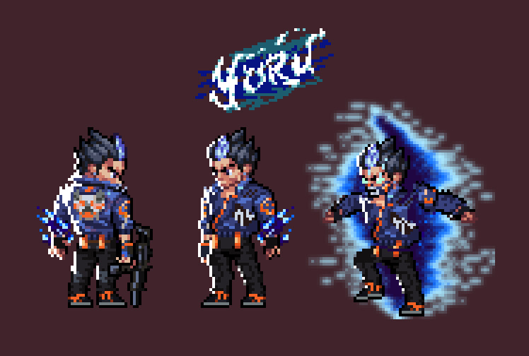 ArtStation - Yoru Valorant pixel art animation