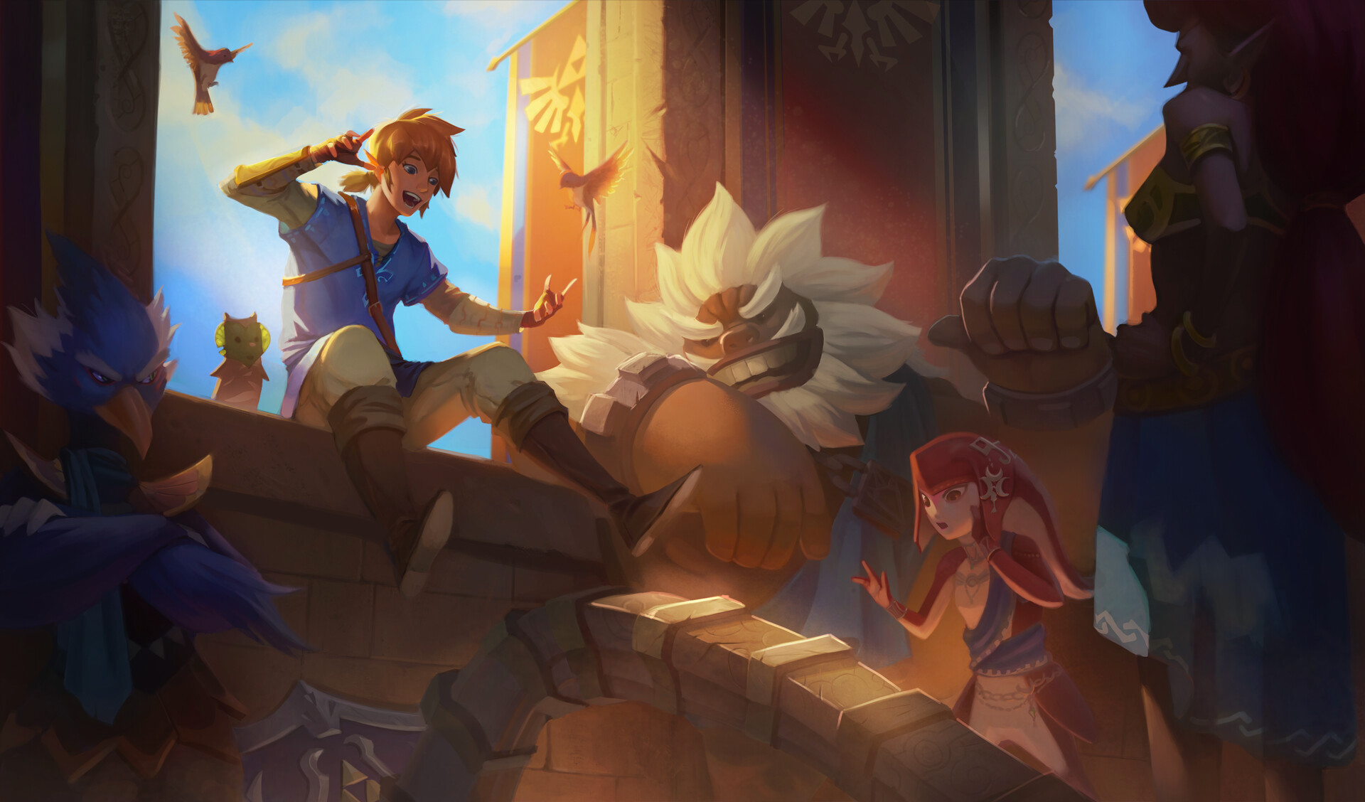 ArtStation - Zelda's botw fanart