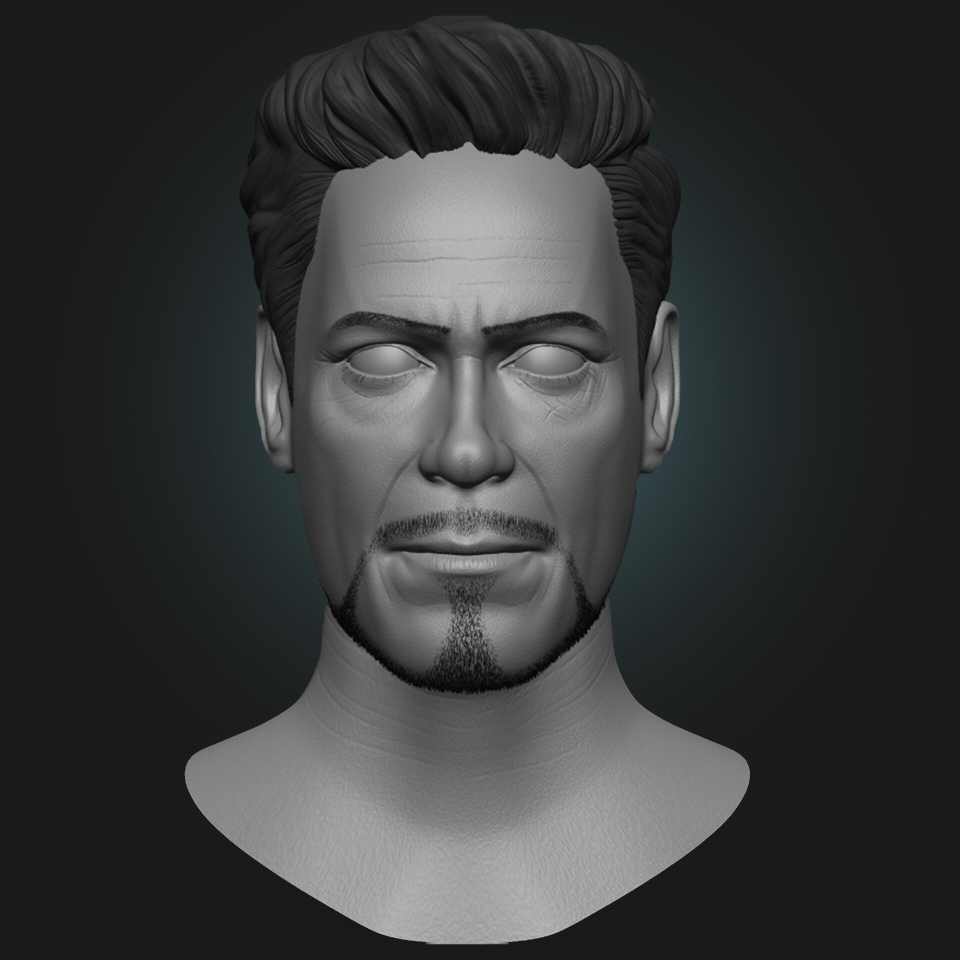 ArtStation - Male Hero Head Study