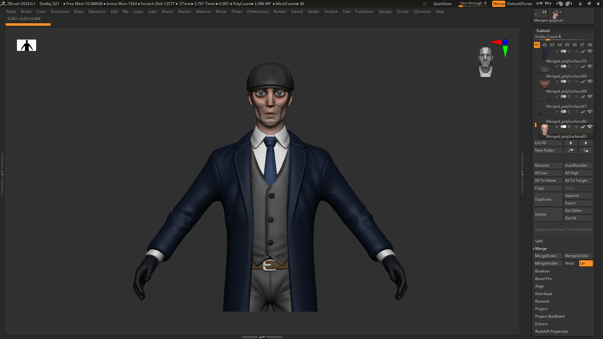 ArtStation - Game Ready suits character