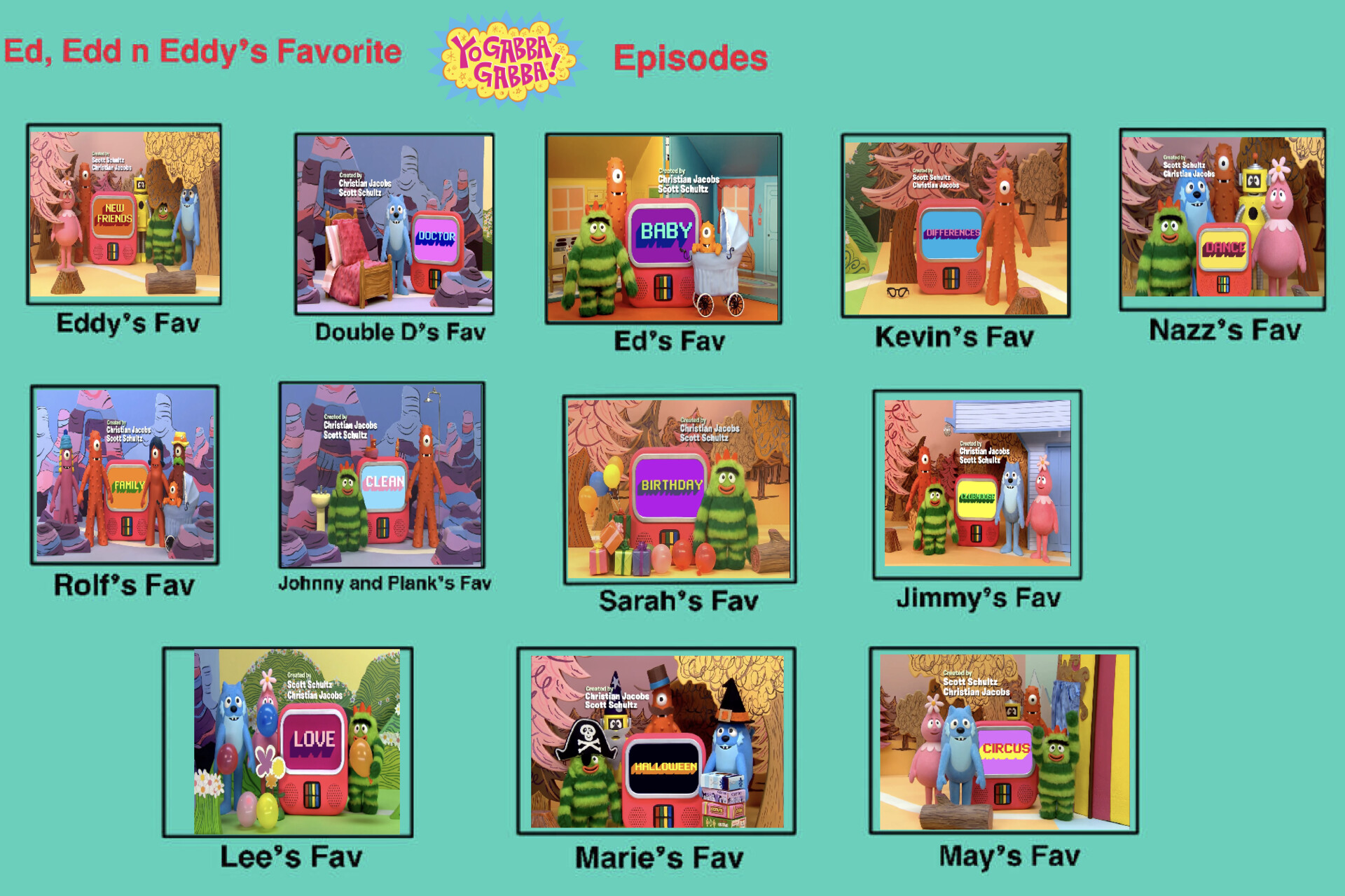 ArtStation - Ed, Edd, n Eddy's Favorite Yo Gabba Gabba! Episodes