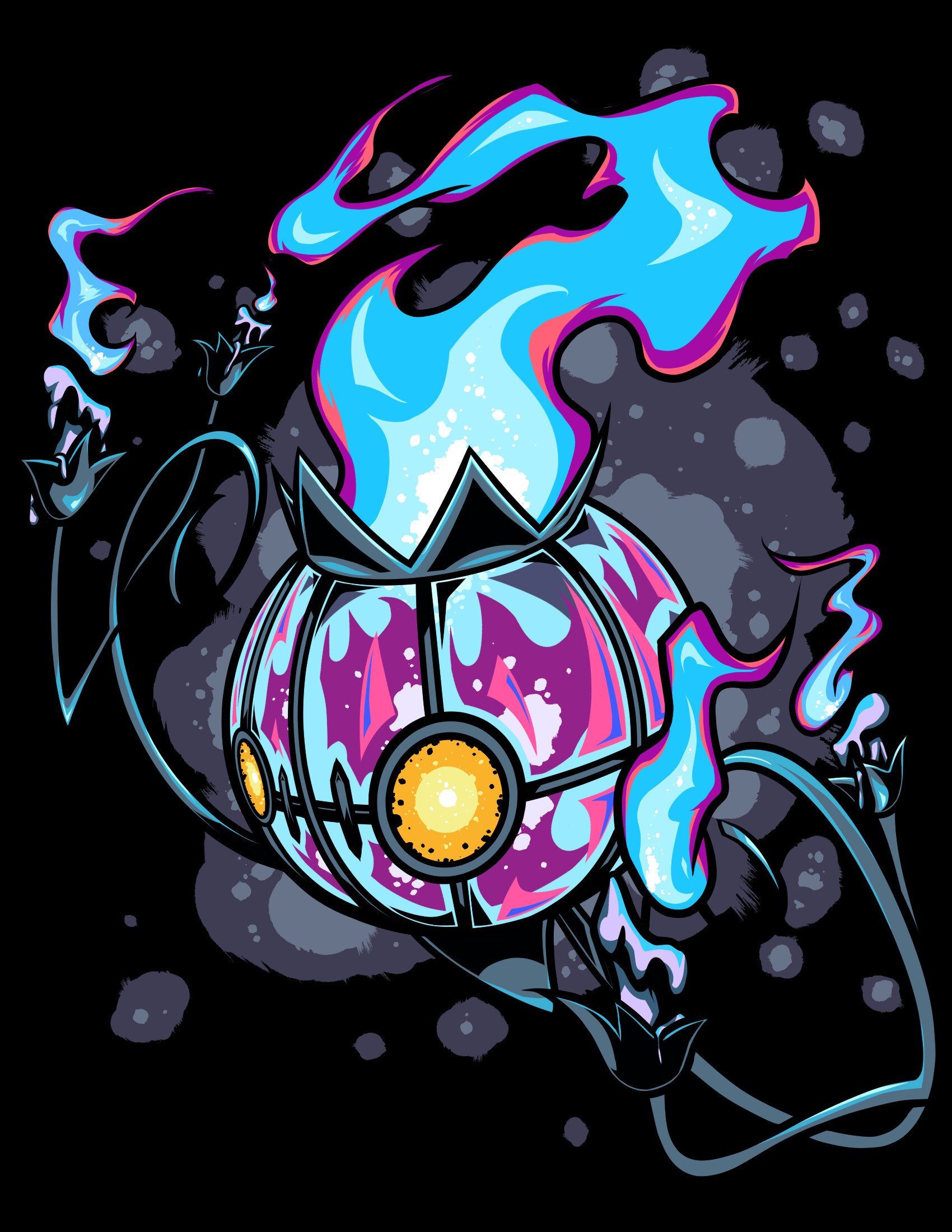 ArtStation - Chandelure: Will O Wisp