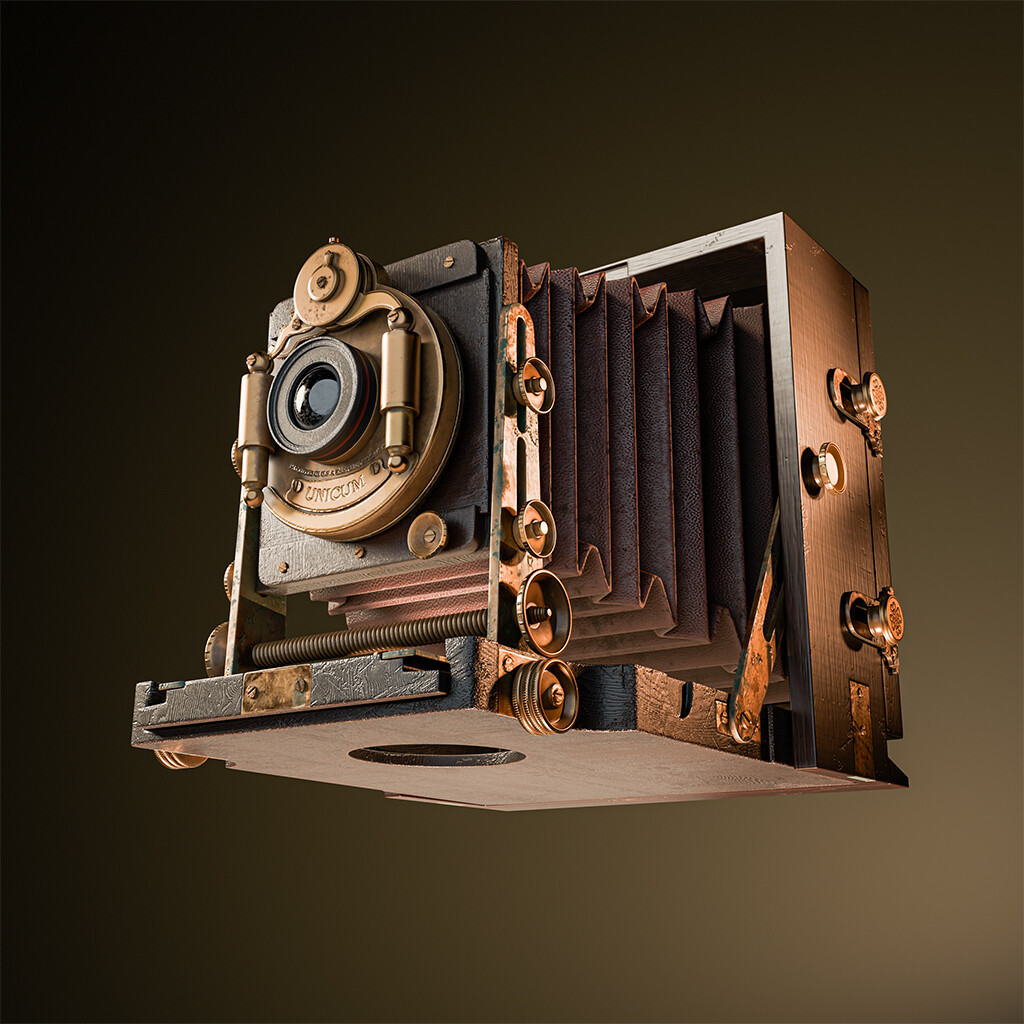 ArtStation - Vintage Folding Camera