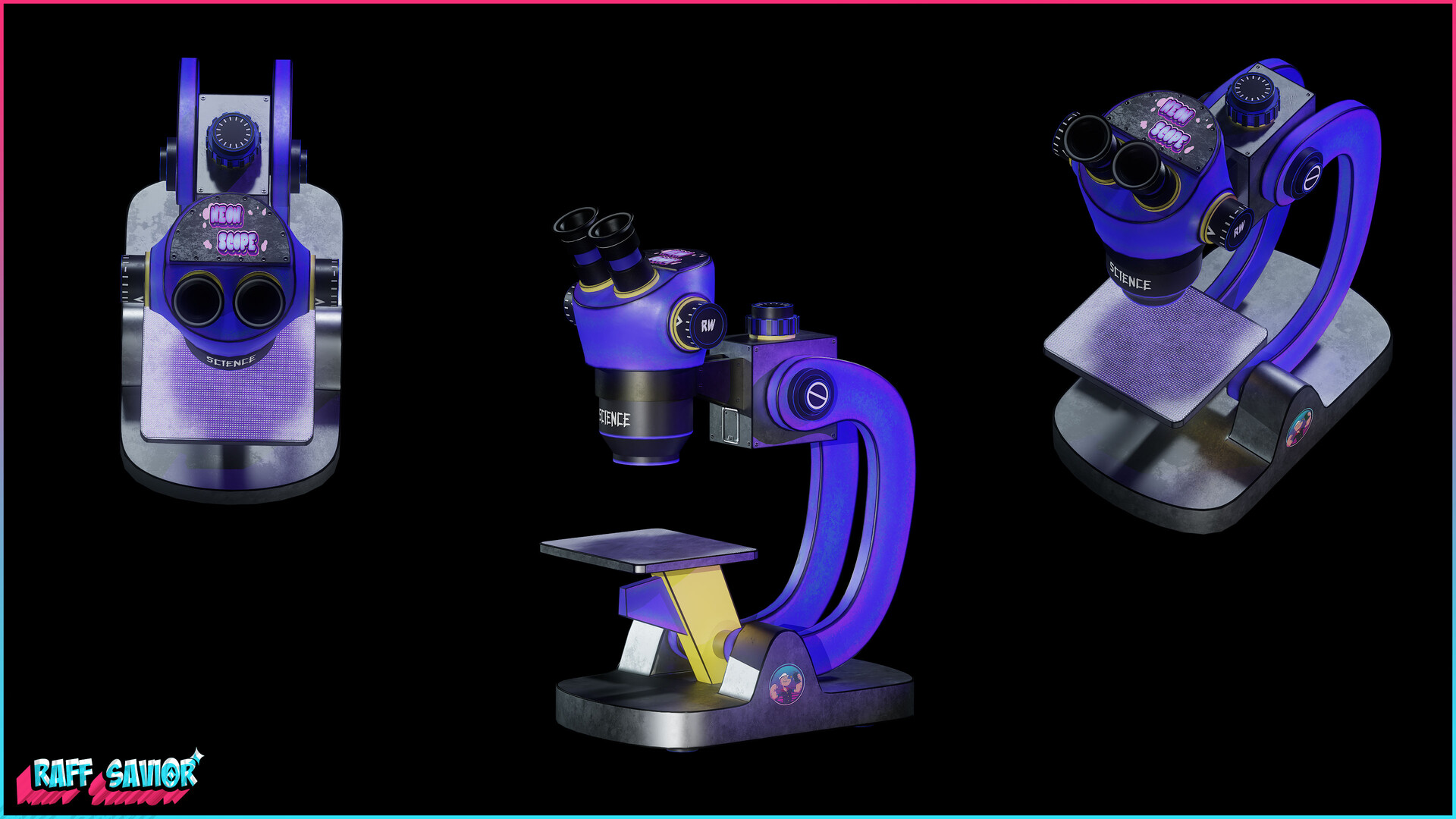 Raff Savior - Neon Microscope