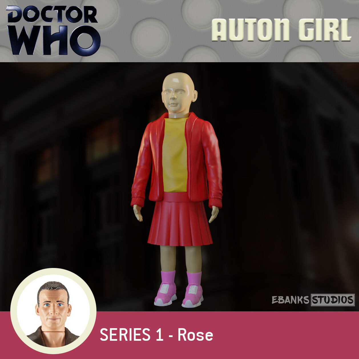 ArtStation - Auton Girl - Custom Doctor Who Figure Kit