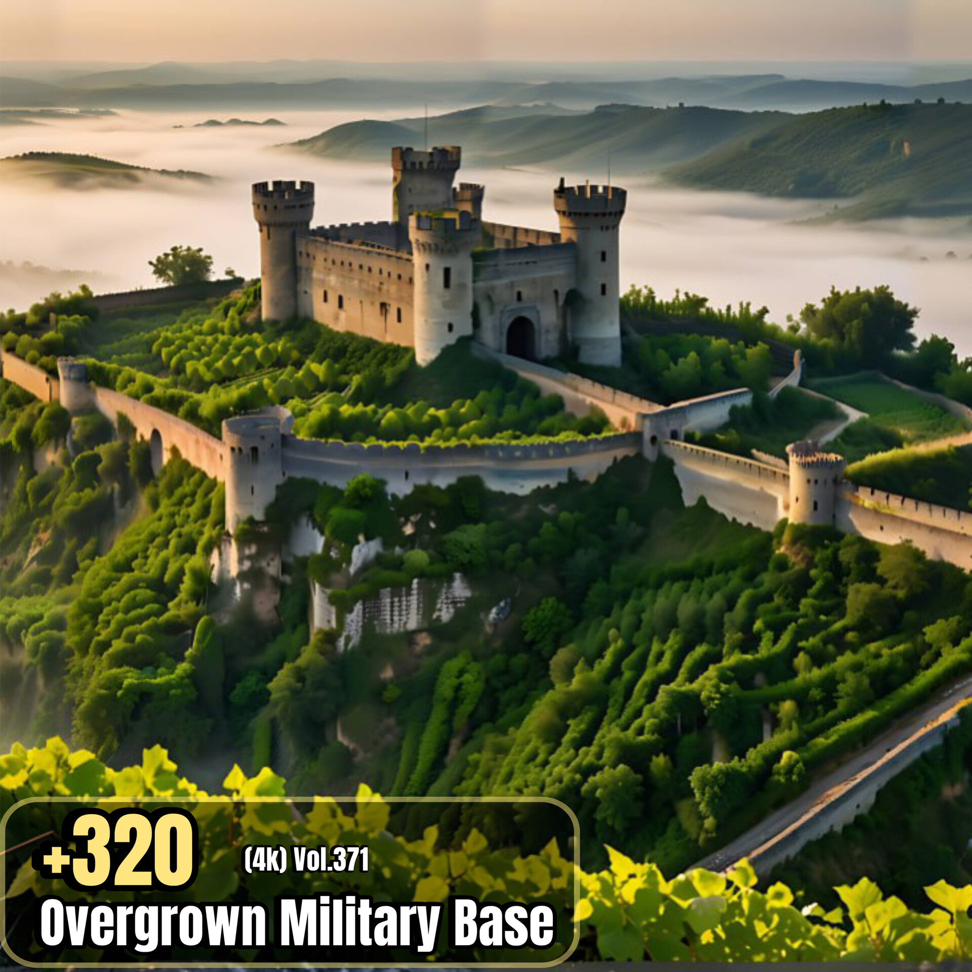 ArtStation - +320 Overgrown Military Base Concept(4k)