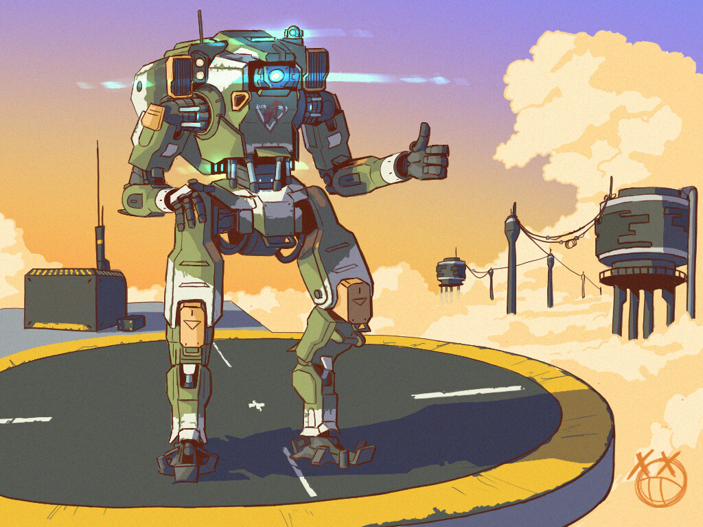 ArtStation - BT-7274, Loyal Titan