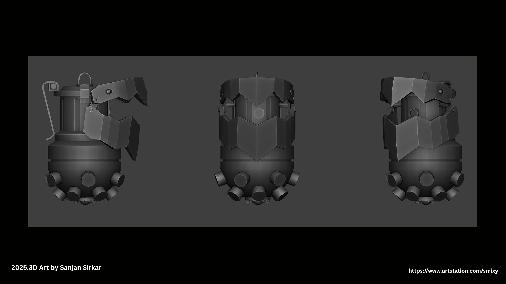 Sanjan Sirkar - Arcane Jinx BOOM Grenade 3D Model