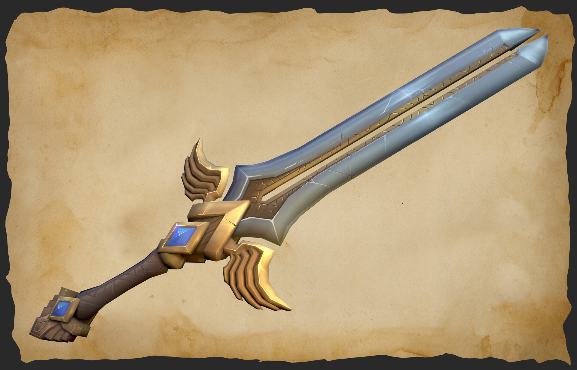 ArtStation - Stylized sword