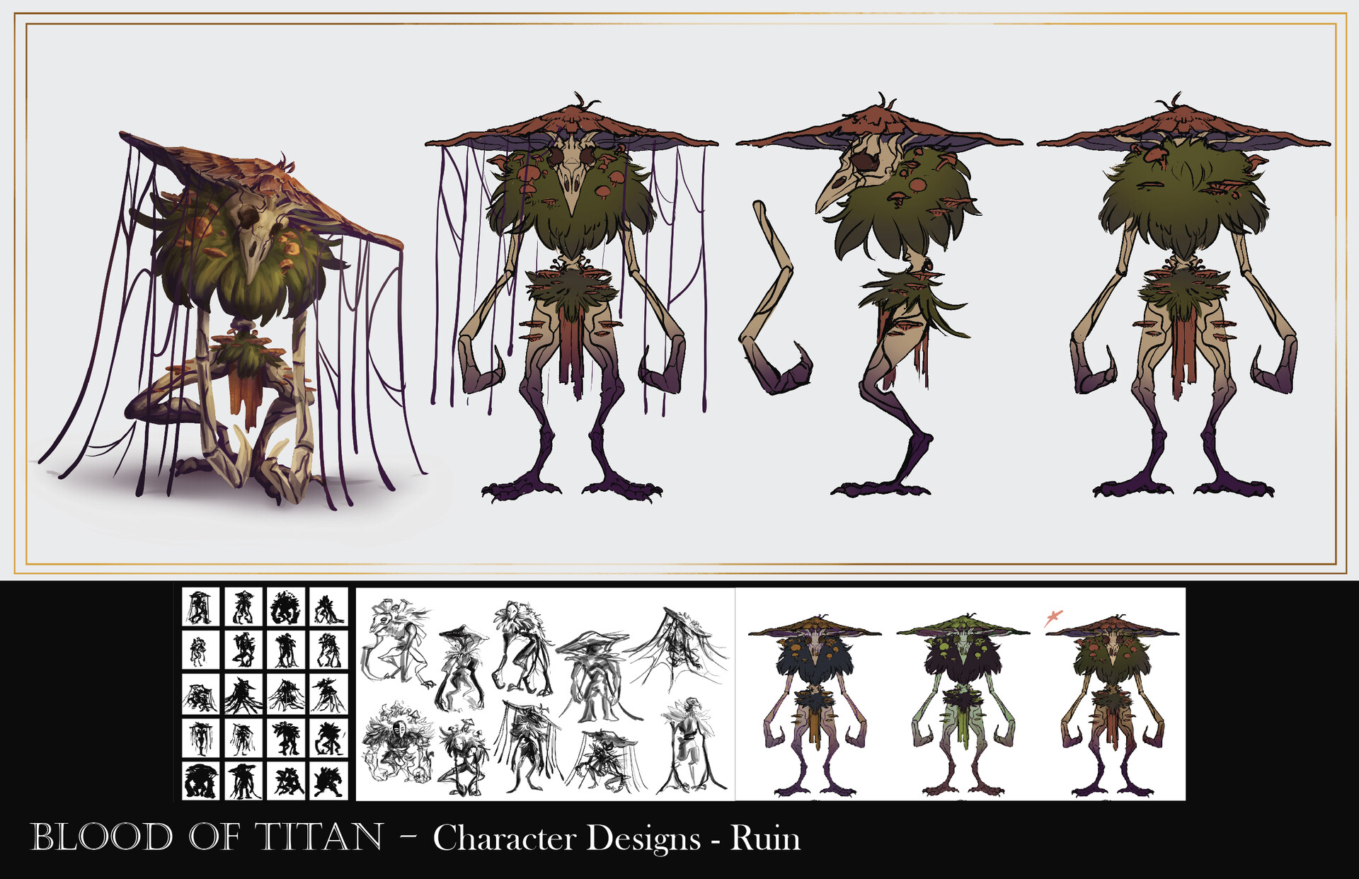 ArtStation - Blood Of Titan Character Turnaround: Ruin