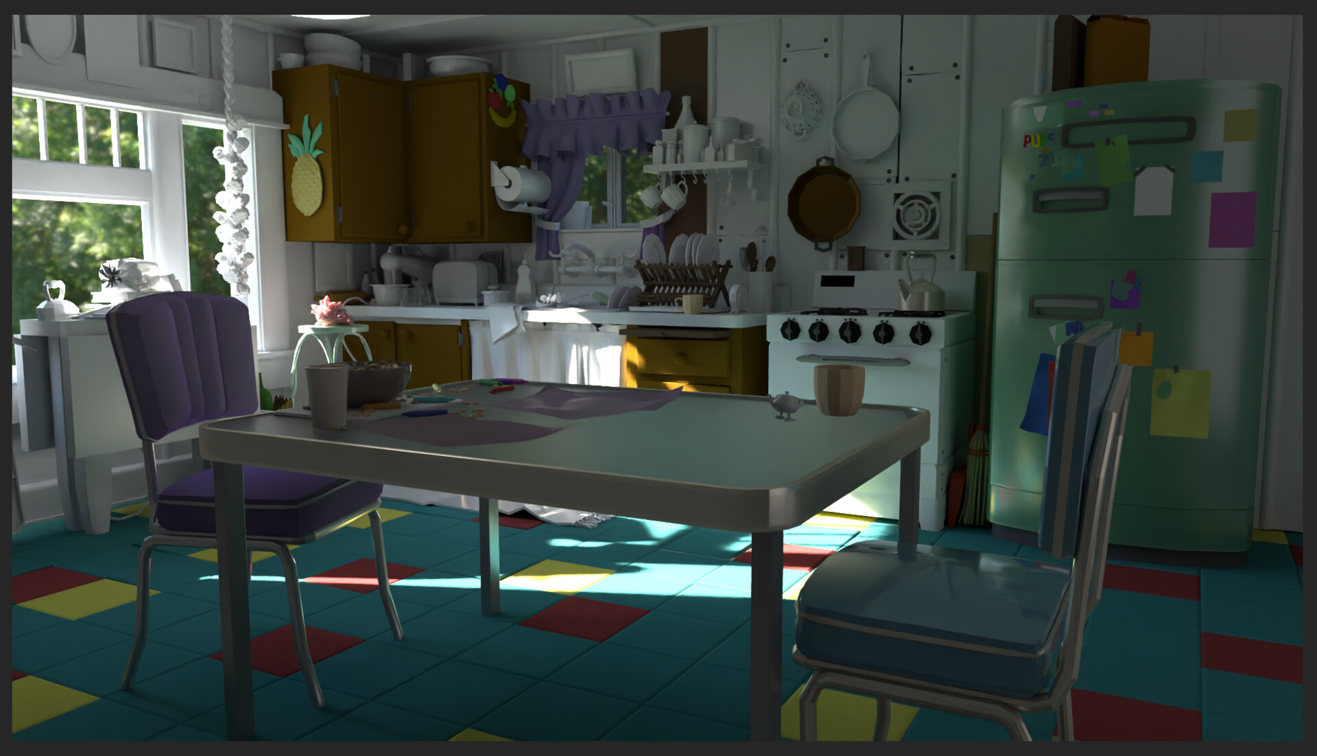 ArtStation - Kitchen Render