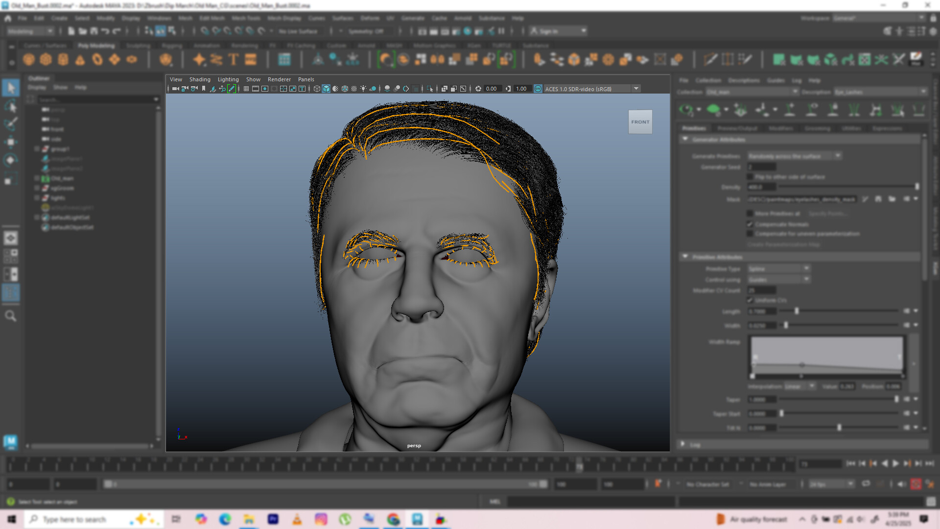 Mayur Jaiswal - Elderly Gentleman Character Art!