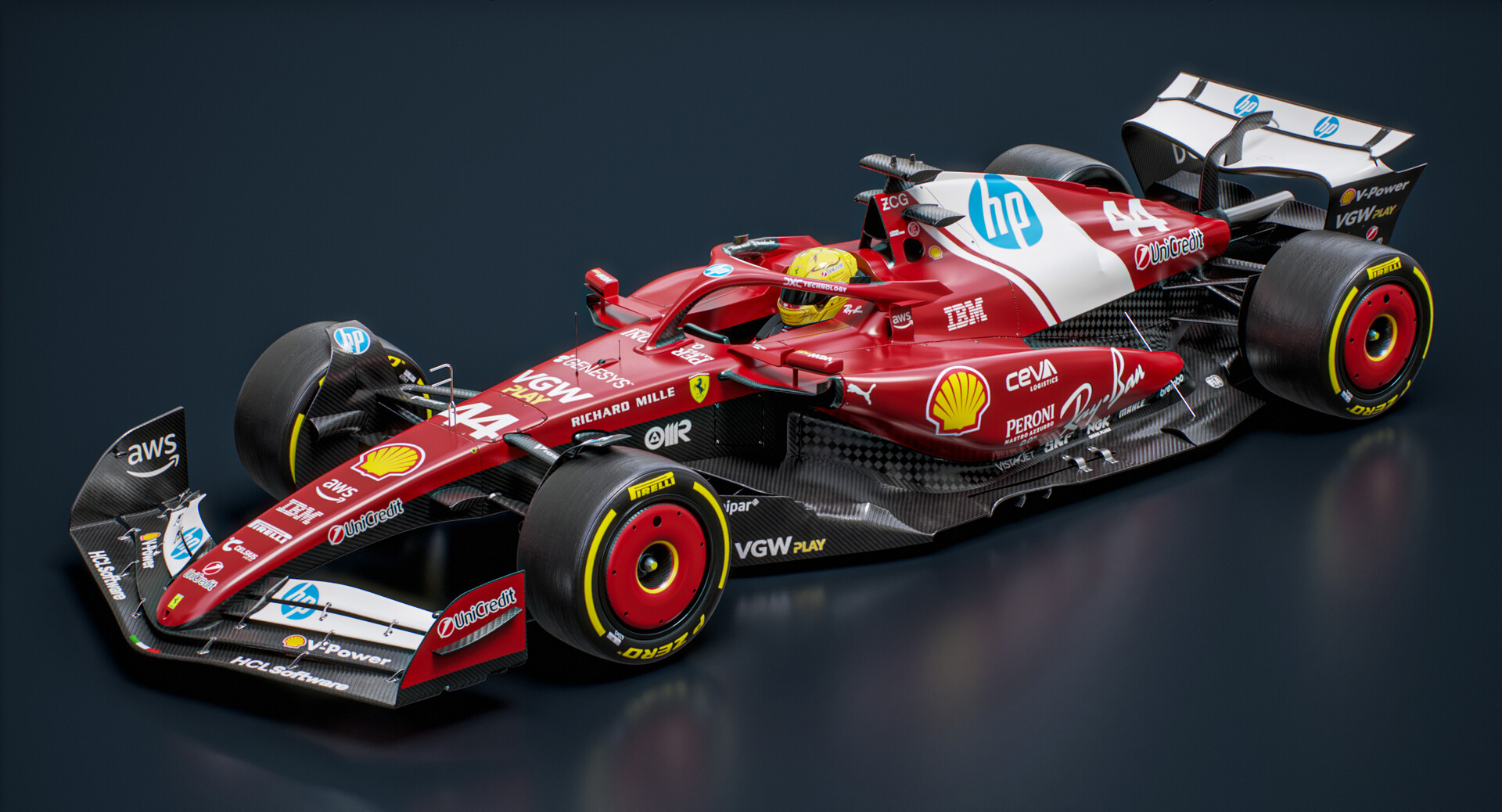 OpticalDreamSoft - Formula 1 Season 2025 F1 Race Car Collection PBR 3D models