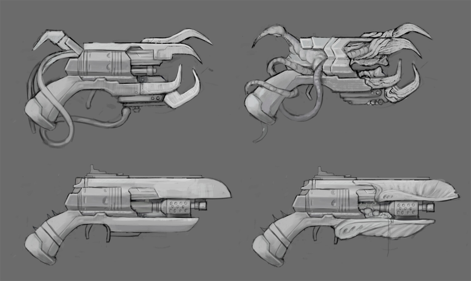 ArtStation - Various Destiny-Inspired firearm concepts