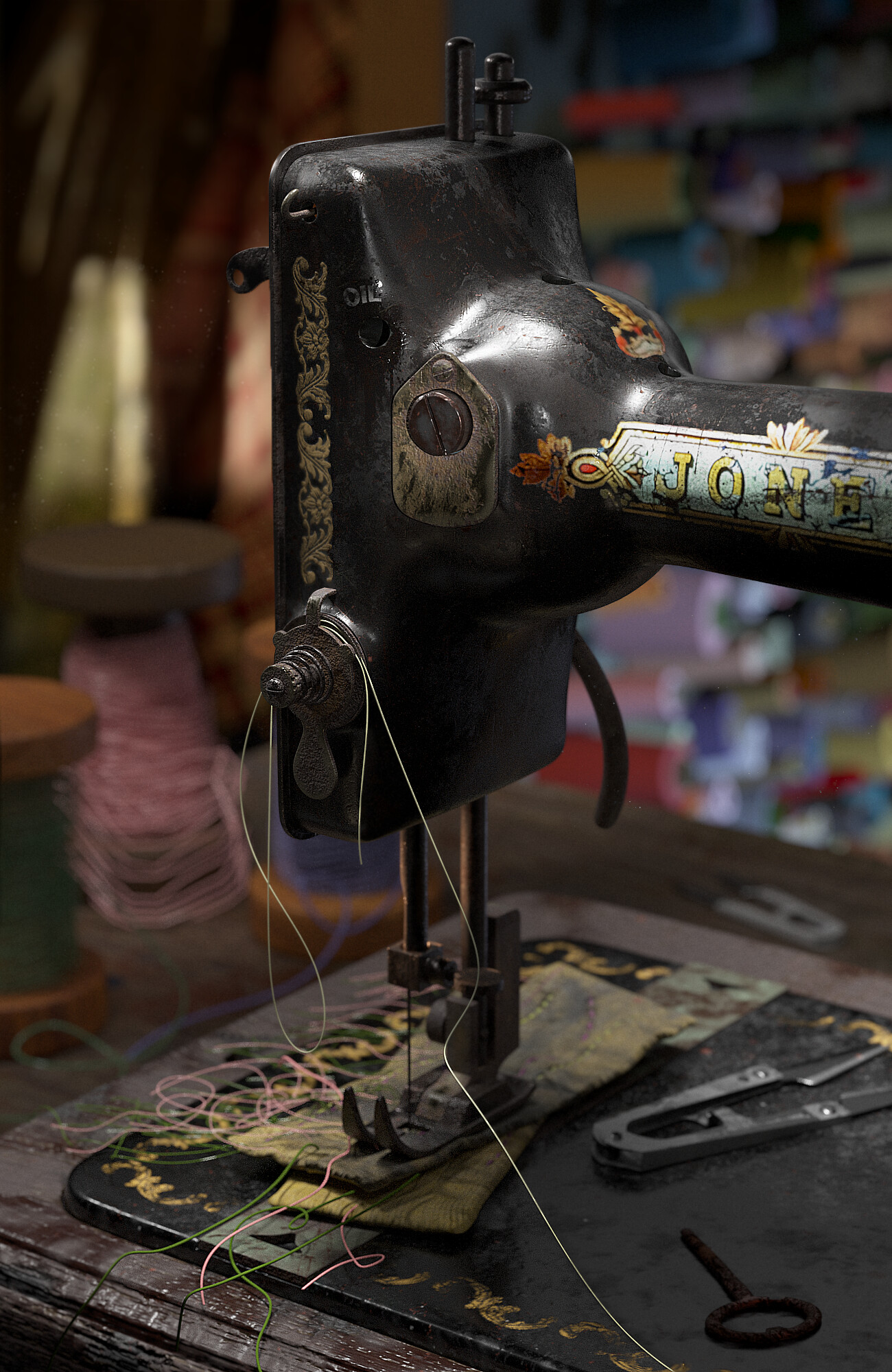 ArtStation - Sewing machine