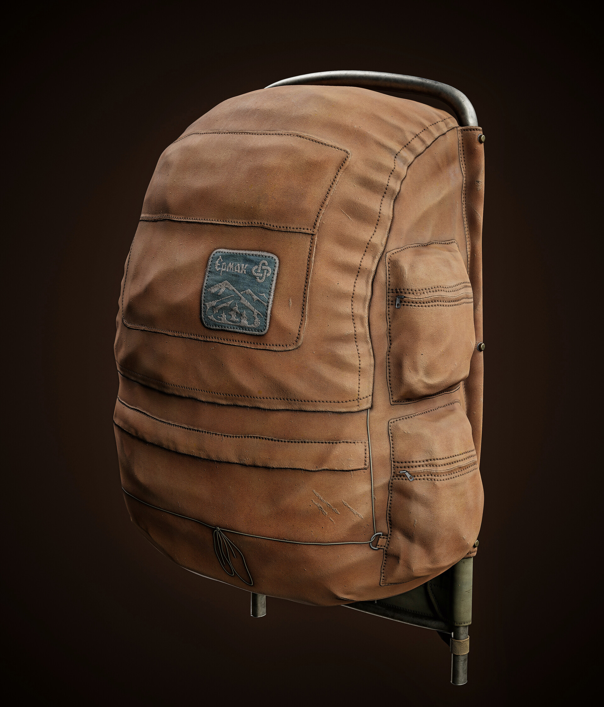 ArtStation - External frame backpack "Ermak"