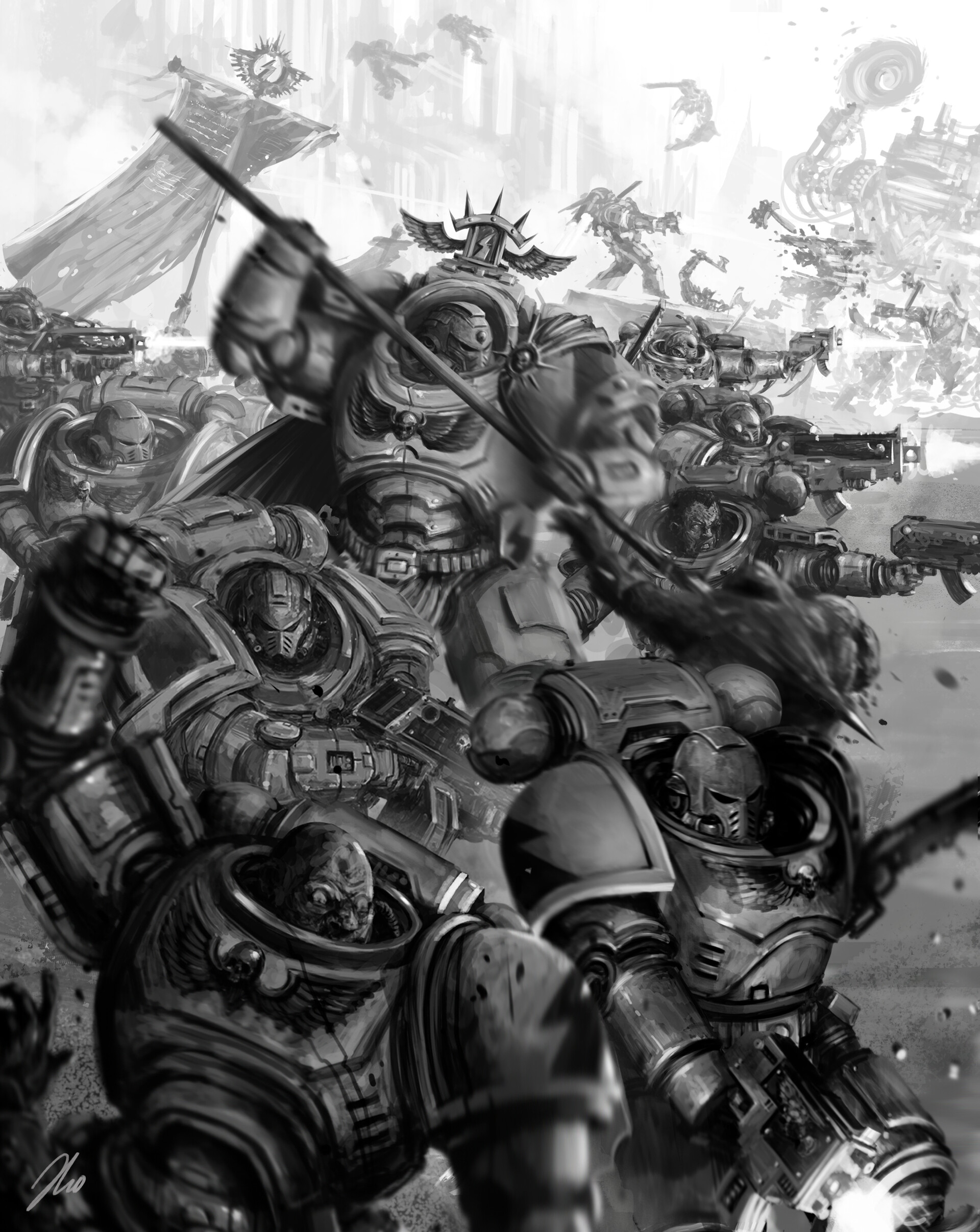 ArtStation - Storm Giants - Adeptus Astartes - Warhammer 40k