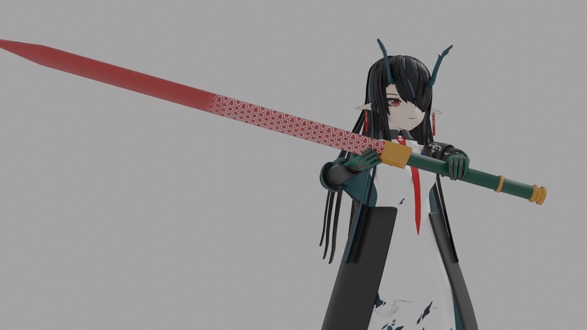 ArtStation - Arknights Dusk 3D Model - 11 June 2023